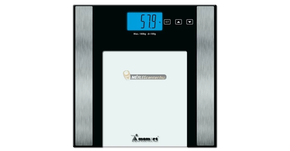 Momert 5875 digitális személymérleg, testzsír/testvíz méréssel
